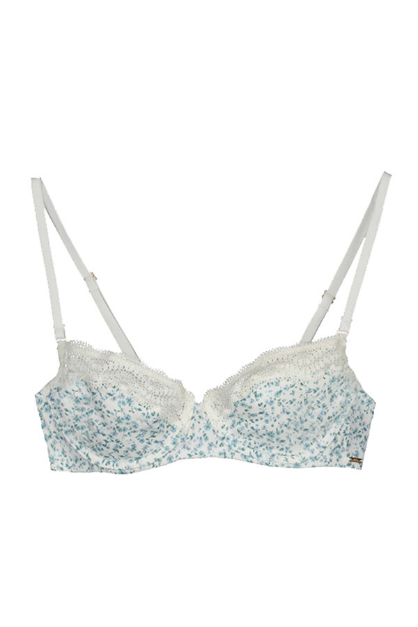 PRETTY Brasier balconette algodón flores | Brasieres | WomenSecret-MX