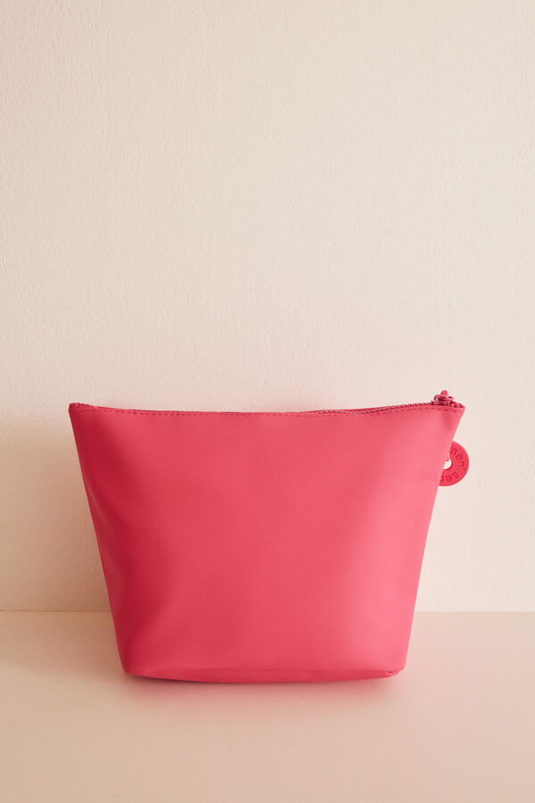 Neceser grande rubber rosa | Neceseres de mujer | WomenSecret-MX