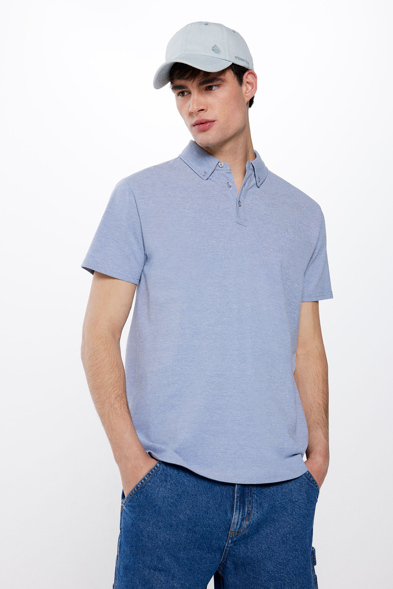 Polo piqué oxford | Polos de hombre | WomenSecret-MX